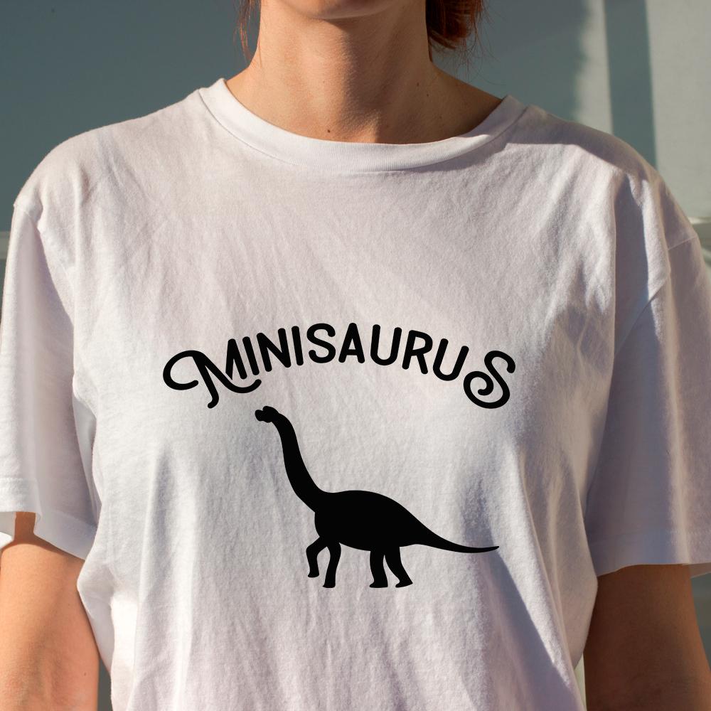Camiseta minisaurus – Trazos arte estudio